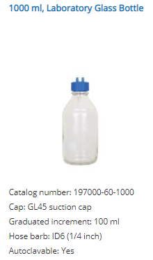 MicroAnalytix - New Zealand-1000 ml Storage Bottle with suction cap ...