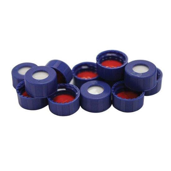 MicroAnalytix - New Zealand-9mm PTFE/SIL Blue Cap vial Box100
