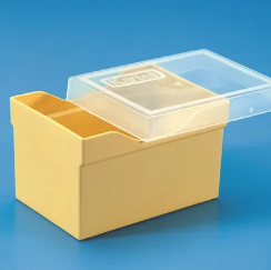 MicroAnalytix - New Zealand-Empty TIP BOX + Over LID PP Yellow KAR9756/06