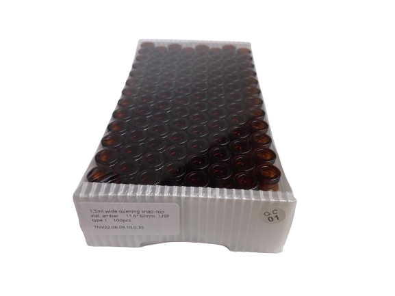 MicroAnalytix - New Zealand-1.5ml Amber Snap Vial pk 100, MSV1035