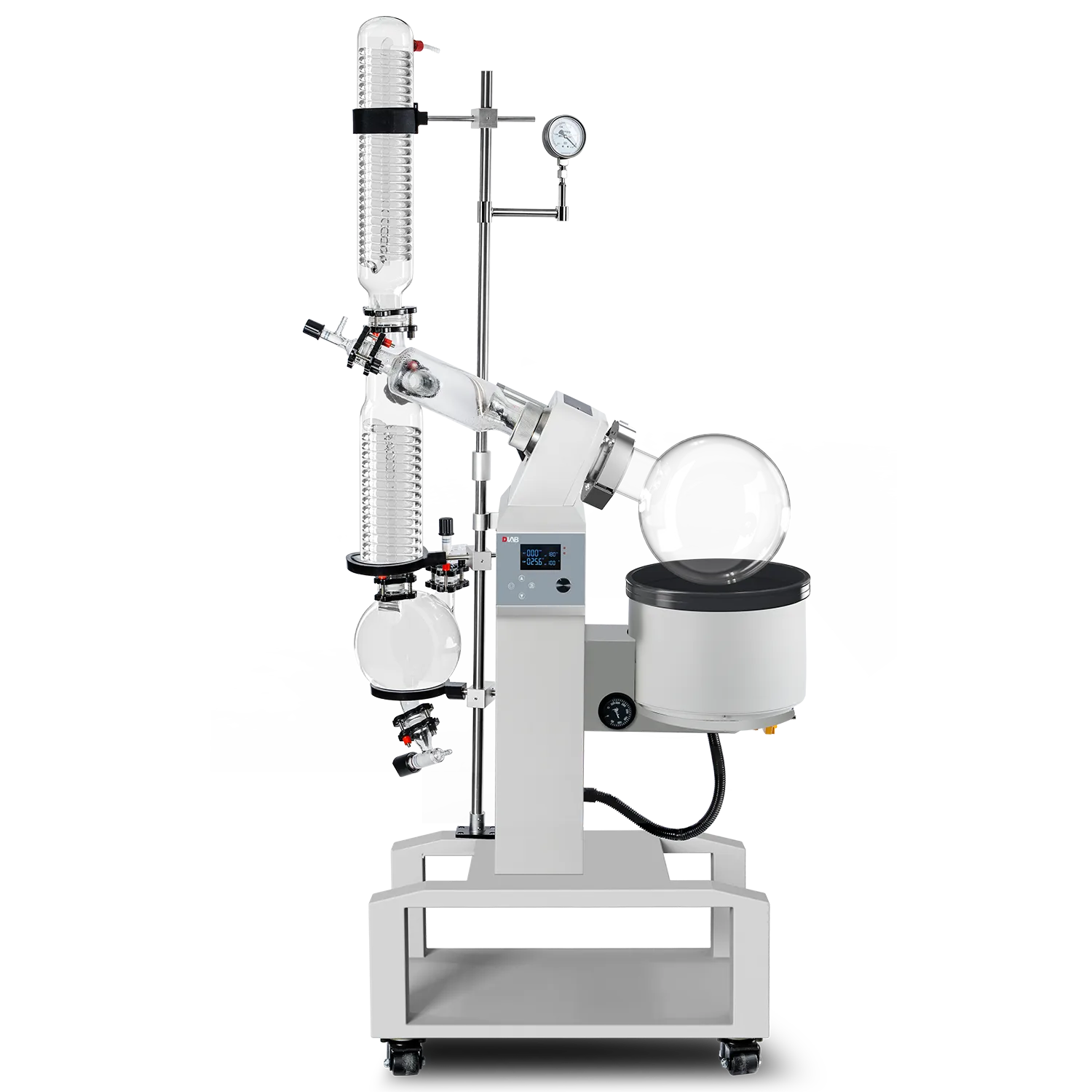 MicroAnalytix - New Zealand-RE2000-E, DLAB 20L LCD Rotary Evaporator (Oil Bath, with glassware ...